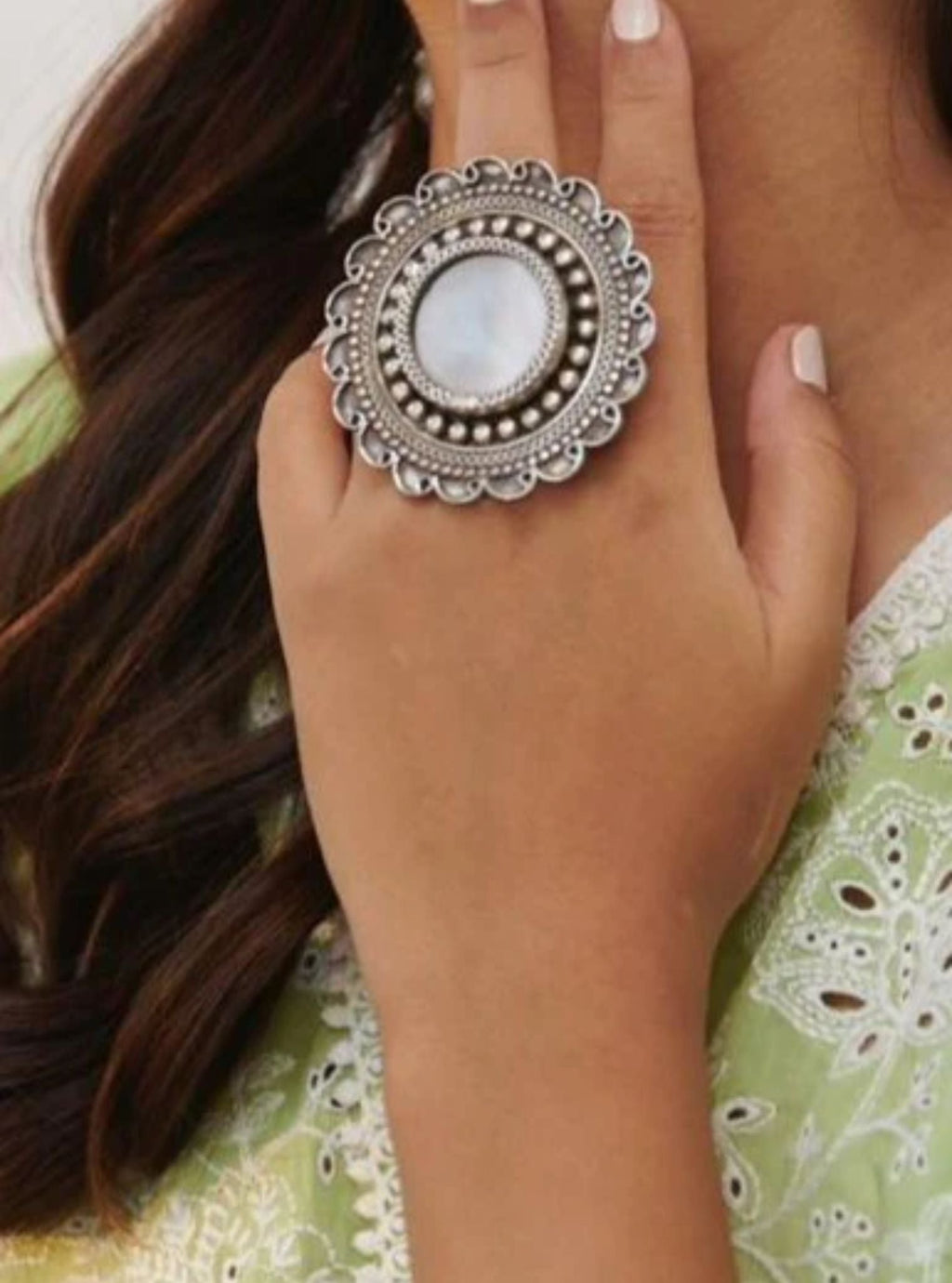 Pure Silver Aayat Ring